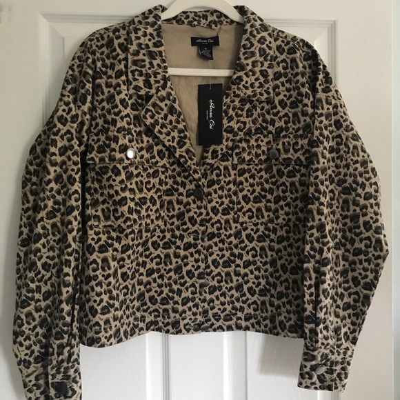Anna Cai | Jackets & Coats | Anna Cai Leopard Print 34 Cut Jacket ...
